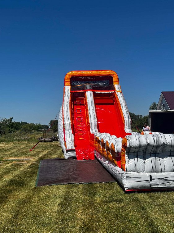 18ft Fire & Ice Water Slide & Slip 'n slide - Fierce Party Rentals New ...