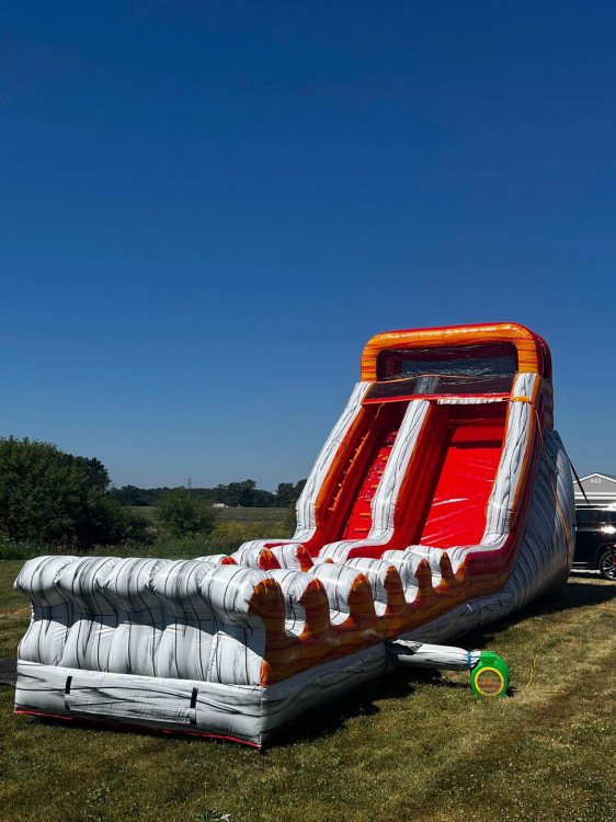18ft Fire & Ice Water Slide & Slip 'n slide - Fierce Party Rentals New ...